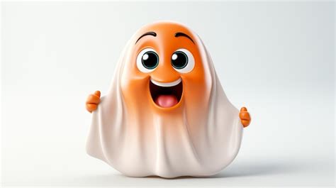 Premium Ai Image Ghost With White Teeth 3 D Illustration