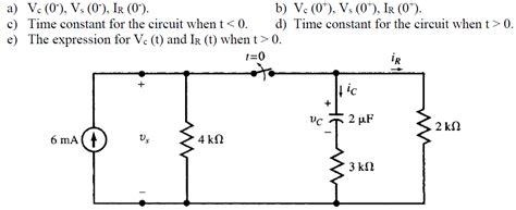 Solved For the circuit shown in Figure P3, the switch is | Chegg.com