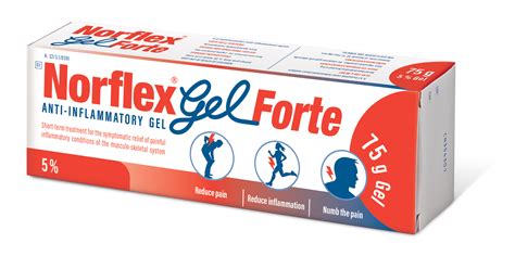 Norflex Gel Forte Anti Inflammatory 75g Sebetse Pharmacy