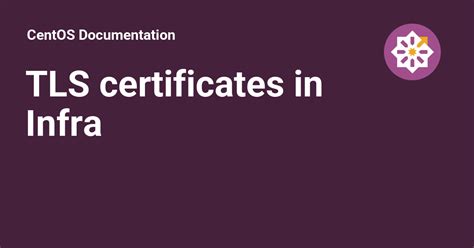 Tls Centos Documentation