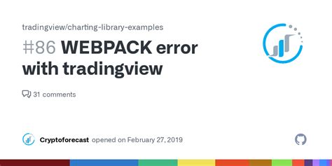 webpack error with tradingview · issue 86 · tradingview charting