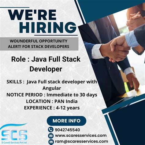 S Cares Services Pvt Ltd On Linkedin Javafullstackdeveloper Fullstackjavadeveloper