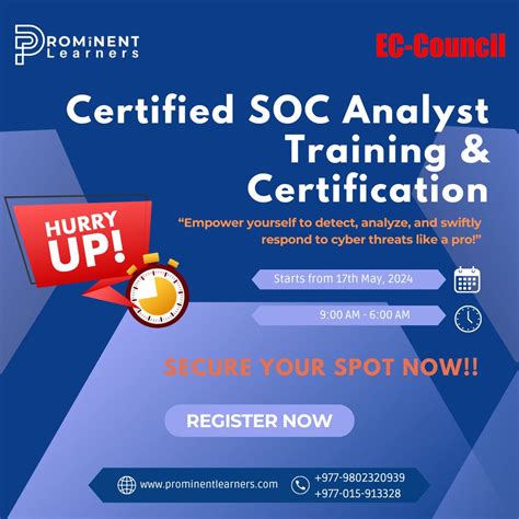 Cybersecuritytraining Prominentlearners Cybersecurity Socanalyst Prominent Learners