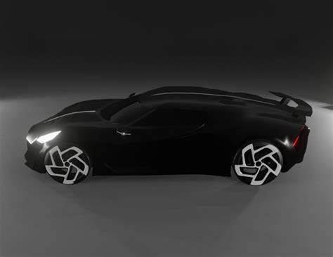 3d Model Bugatti La Voiture Noire Vr Ar Low Poly Cgtrader