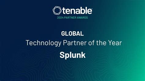 Kevin Sheahen On Linkedin Tenable Awards Splunk Technology Partner Of The Year