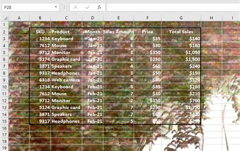 Insert A Background Image Picture In Excel Google Sheets Automate Excel