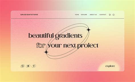 Gradient Header Design On Behance
