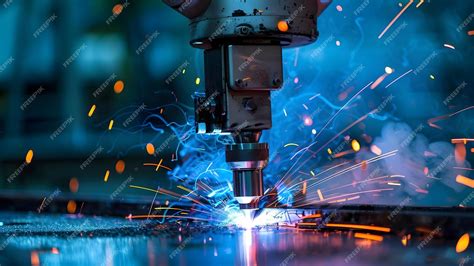 Premium Photo Precision And Efficiency Laser Welding Robot Produces Clean And Accurate Welds