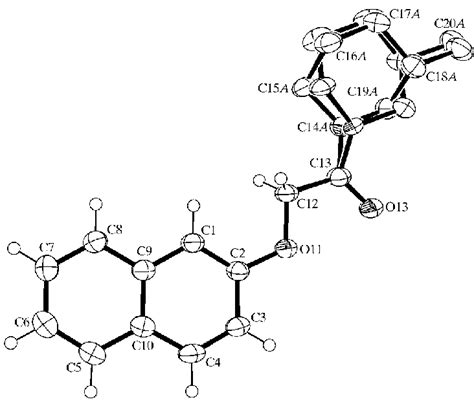 A View Of The Molecule Of Ii Showing The Atom Labelling Scheme