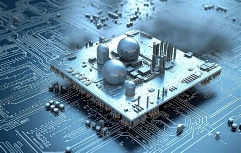 Premium Ai Image Board With Chip And Circuits Technology Concept Digital Illustration