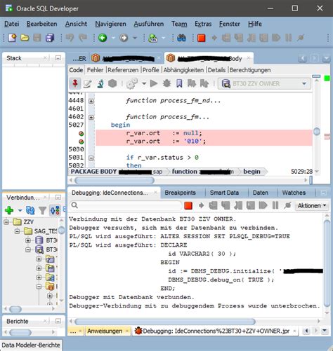 Problem Sql Dev Stuck In Debug Mode Jdwp Disabled Oracle Forums
