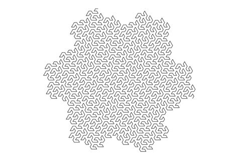 Hexagonal Gosper Fronkonstin