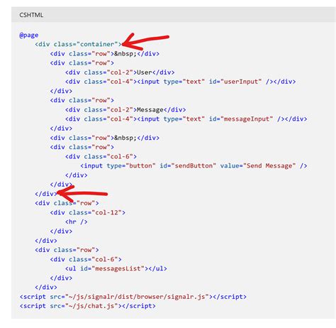 Missing Closing Tag For Container Div · Issue 27952 · Dotnet