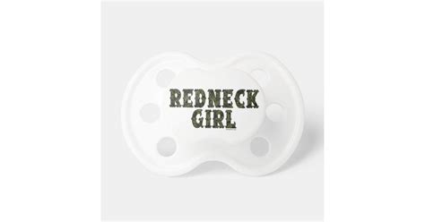 Redneck Girl Green Camo Pacifier Zazzle