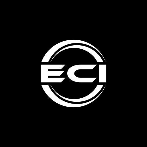 Eci Letter Logo Design In Illustration Vector Logo Calligraphy Designs For Logo Poster