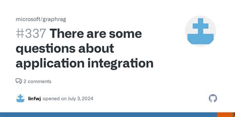 there are some questions about application integration · issue 337