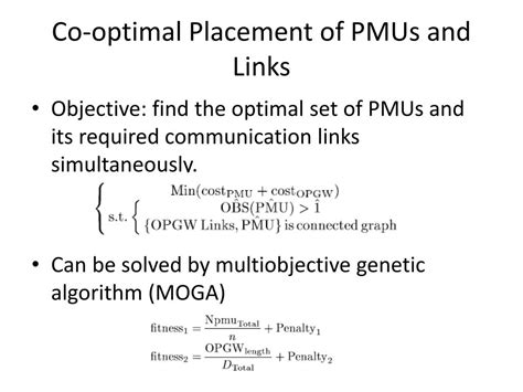 PPT Co Optimal Placement In Wide Area Measurement Systems PowerPoint Presentation ID