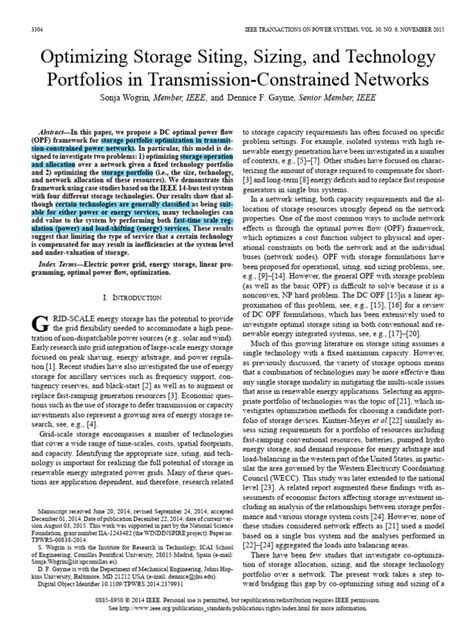 Optimizing Storage Siting Sizing And Technology Portfolios In Transmission Constrained Networks