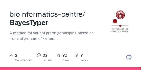 GitHub Bioinformatics Centre BayesTyper A Method For Variant Graph Genotyping Based On Exact