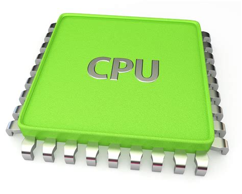 Green Computer Cpu Technology Processor Chip Stock Photo PowerPoint Templates Backgrounds