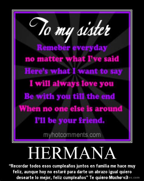 Feliz Cumpleanos Hermana Quotes Quotesgram Feliz Cumpleanos Hermana Quotes Quotesgram