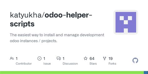github katyukha odoo helper scripts the easiest way to install and