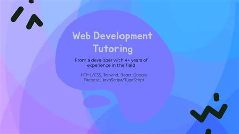 Tutor You In Web Development By Jonathanterr590 Fiverr