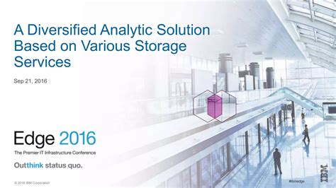 Spectrum Scale Diversified Analytic Solution Based On Various Storage