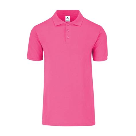 Playera Tipo Polo Para Caballero Color Fucsia Talla Mediana 50