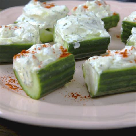 Cucumber Bites With Cream Cheese