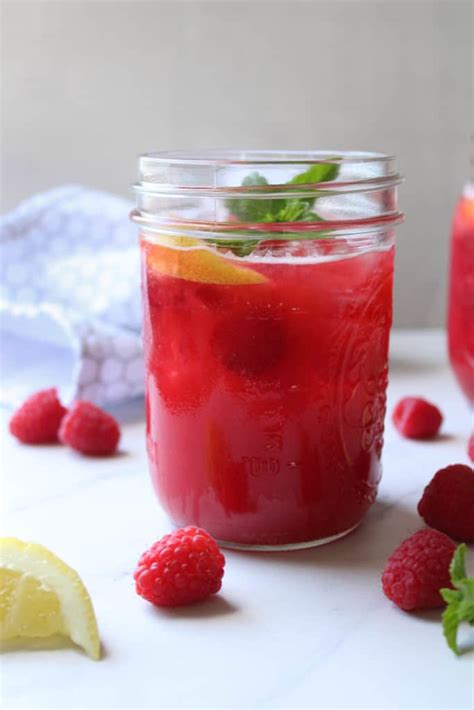 Homemade Raspberry Lemonade Recipe The Midwest Kitchen Blog