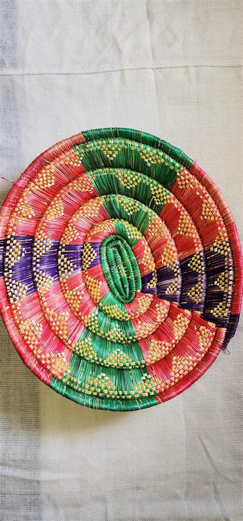 Ethiopian eritrean Elegance Traditional እርቦ Rustic Charm for Your Home Ethiopia Snack Basket Etsy