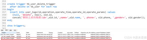 【触发器】csdn 触发器 Csdn博客 【触发器】csdn 触发器 Csdn博客