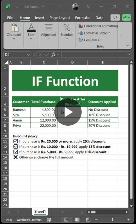 Everything You Need To Know About The If Function In Excel Anup Shahi