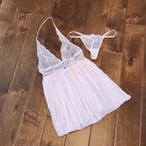 Victoria S Secret Intimates Sleepwear Victorias Secret Baby Doll Set Poshmark