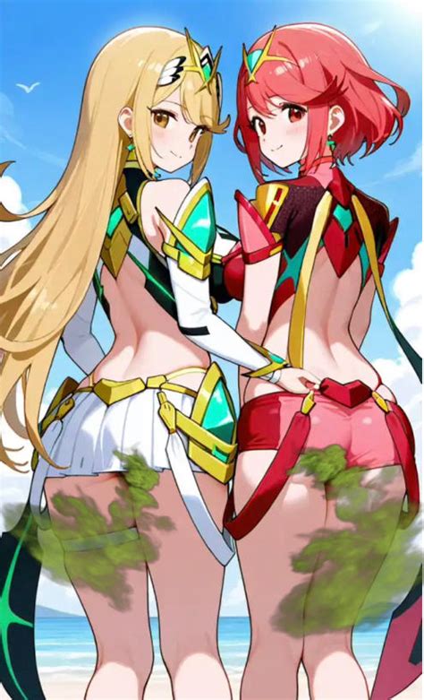Pyra and Mythra farting by Fartingmania on DeviantArt