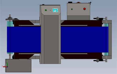 滑动式微型扫描金属检测器输送机 Solidworks 2014 模型图纸下载 懒石网