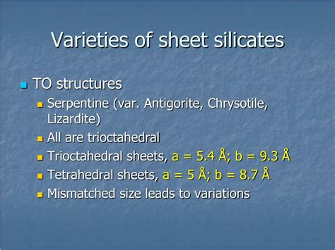 Ppt Sheet Silicates Powerpoint Presentation Free Download Id5428556