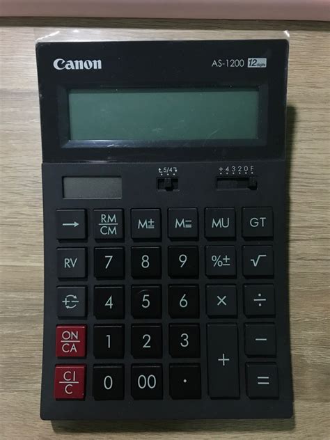 Canon AS-1200 basic calculator, Mobile Phones & Gadgets, Other Gadgets ...