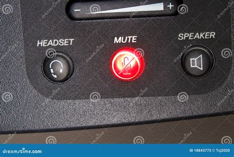 Mute Stock Image Image Of Communication Button Speaker 18843773