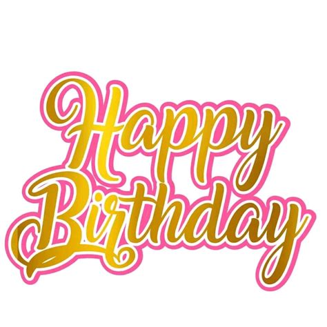 Happy Birthday Para Imprimir