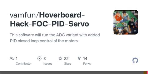 Github Vamfunhoverboard Hack Foc Pid Servo This Software Will Run The Adc Variant With Added