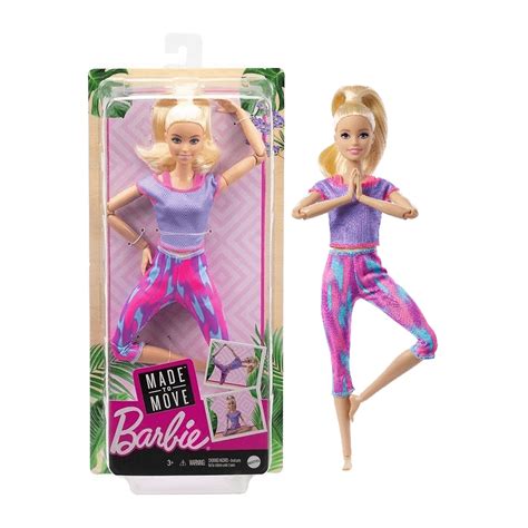 Barbie უსაზღვრო მოძრაობები ქერა თმით
