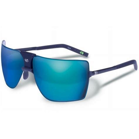 Gargoyles Classic Black Frame Smoke W Blue Mirror Lens Sunglasses