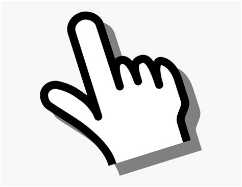Computer Mouse Pointer Clip Art Hand Mouse Pointer Png Transparent