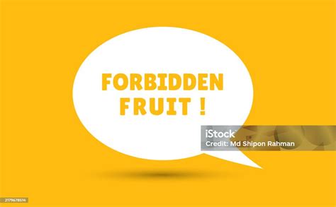 금지 과일 연설 거품 벡터 일러스트 레이 션 금단의 열매 텍스트가 있는 통신 말풍선 감사에 대한 스톡 벡터 아트 및 기타 이미지 감사 그림자 기포 Istock