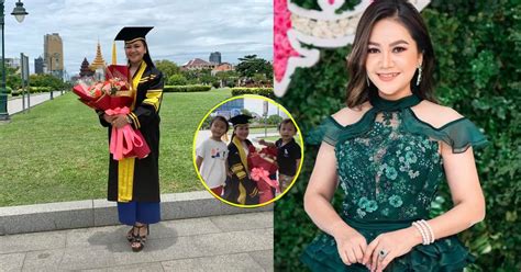 គួរឲ្យសរសើរ មេម៉ាយផង រវល់សិល្បៈផង សុន ស្រីពេជ្រ ស៊ូបញ្ចប់ការសិក្សាដូចគេដូចឯង Khmerload