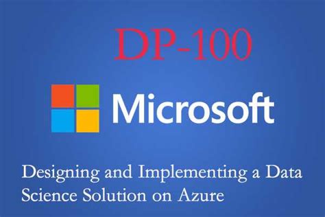 Microsoft Azure Designing And Implementing A Data Science Solution On