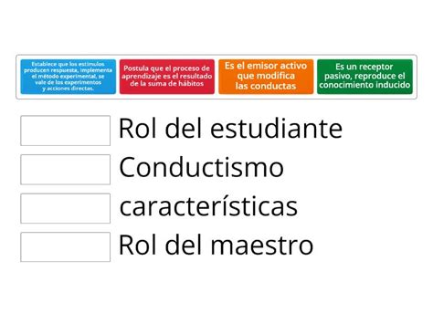 Teoria Del Conductismo 匹配遊戲