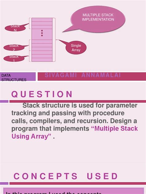 Multiple Stack Pdf Algorithms And Data Structures Computer